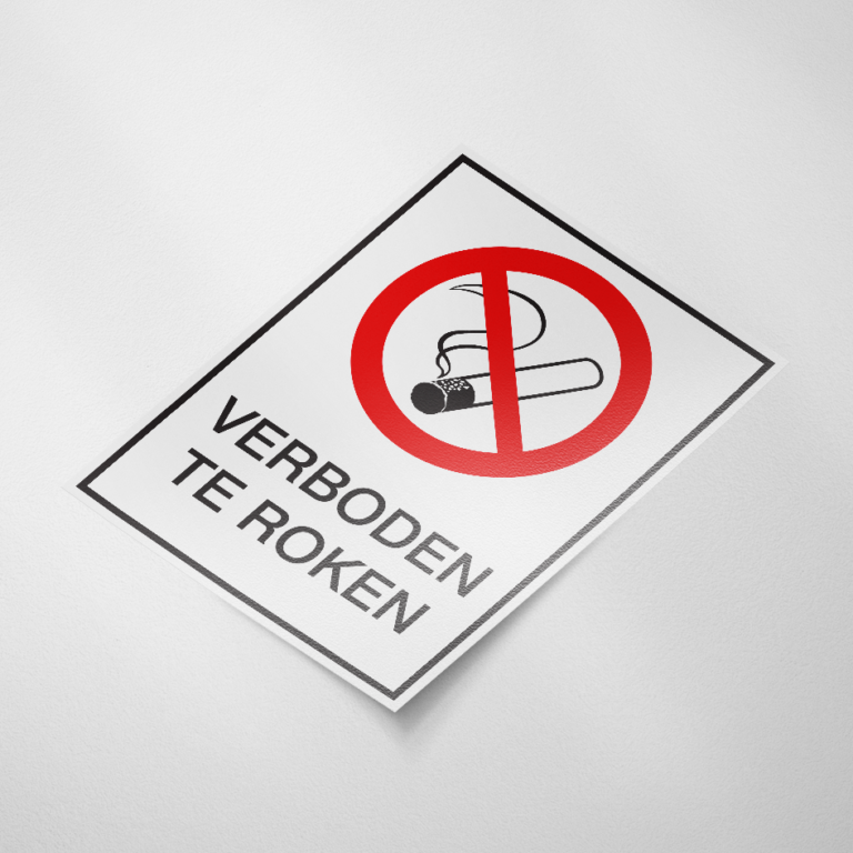 Verbodssticker, Verboden te roken (200N) - Ontwerpstickers